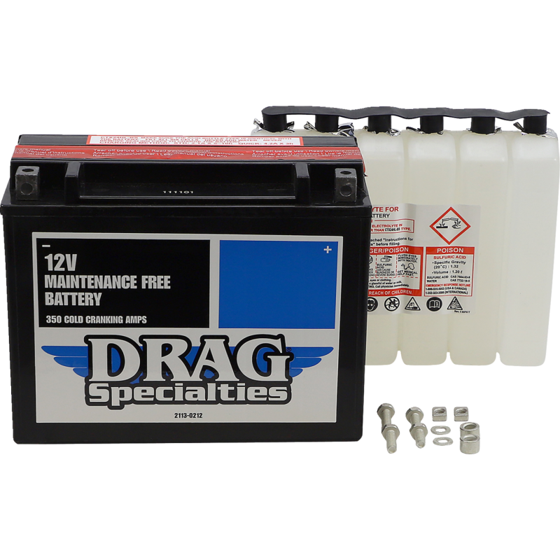 DRAG SPECIALTIES BATTERIES CTX24HL-BS DRAG W/ACID PACK DTX24HL-BS ...